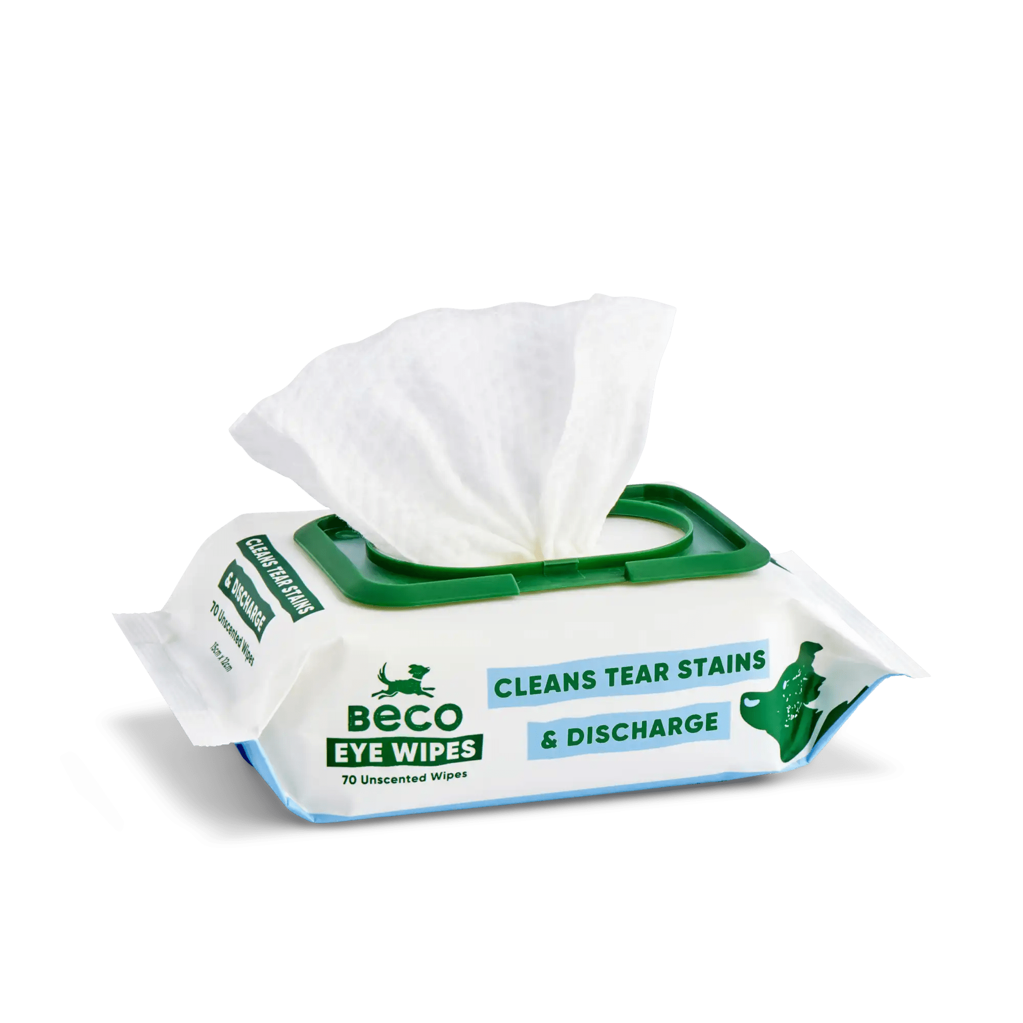 Dog Eye Wipes | For Tear Stains, Eye Boogers & More | Beco
