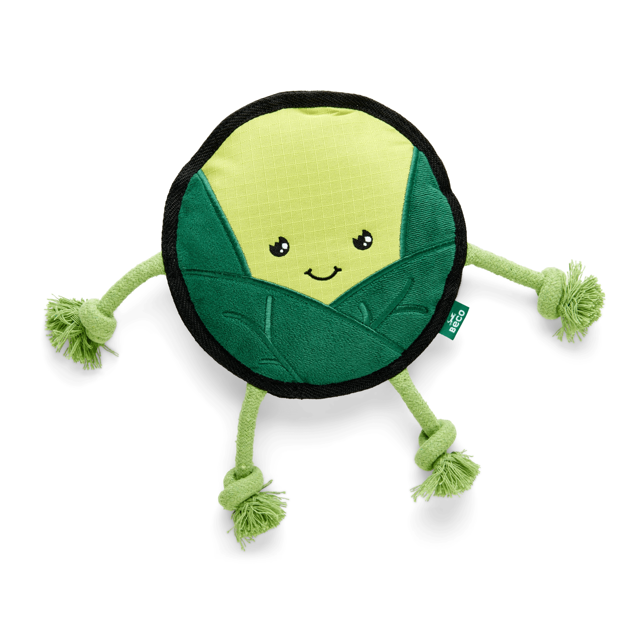 Plush Brussel Sprout Dog Toy | Soft, Squeaky & Durable – Beco