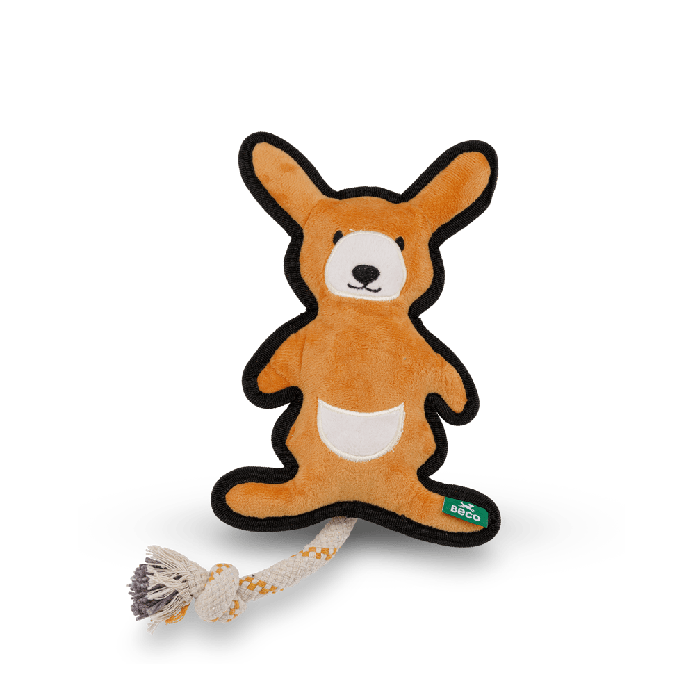 Kangaroo Dog Toy | Squeaky & Durable – Beco
