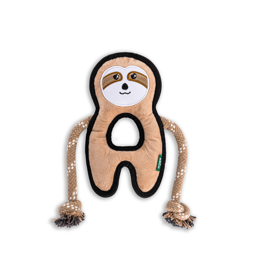 Sloth Dog Toy | Squeaky & Durable – Beco