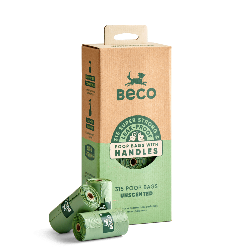 Dog Poop Bags with Handles | Dispenser Compatible – Beco