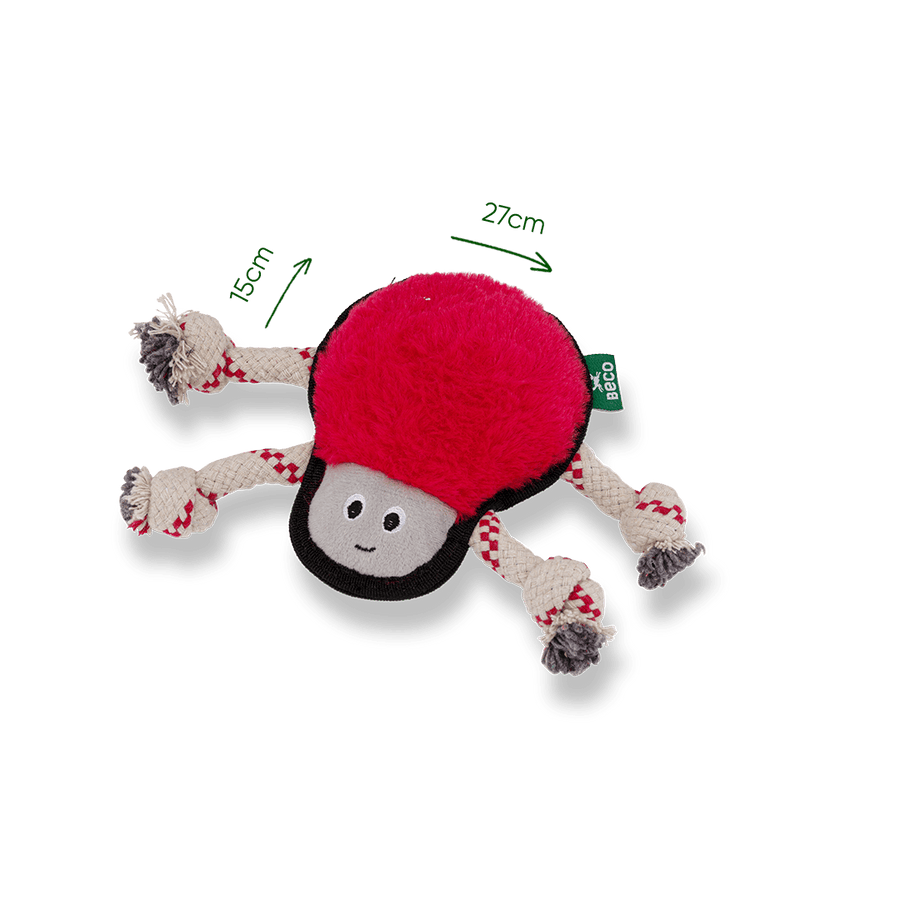 Spider Dog Toy | Squeaky & Durable – Beco